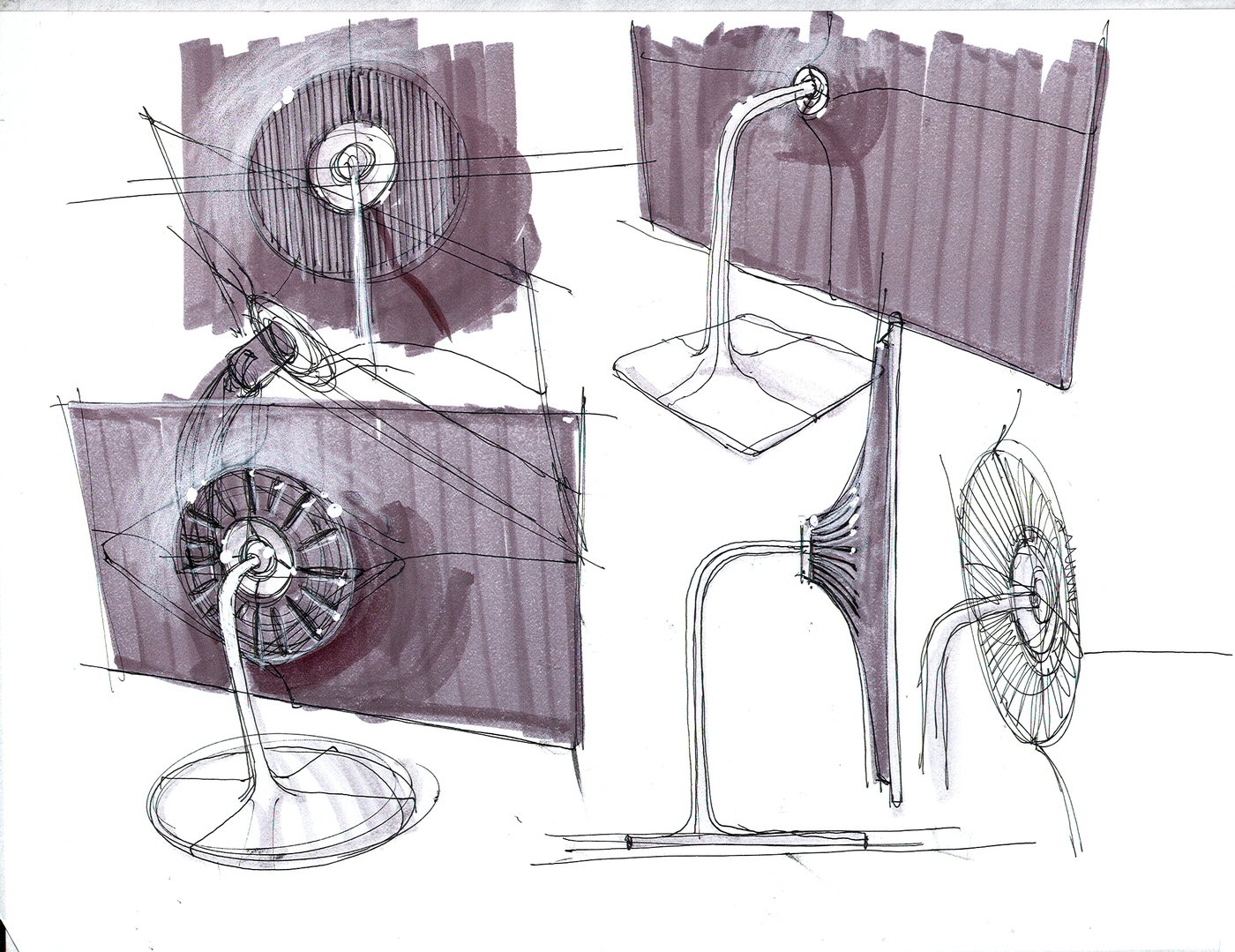 consumer electronic sketch development by Ronald Lytel at Coroflot.com
