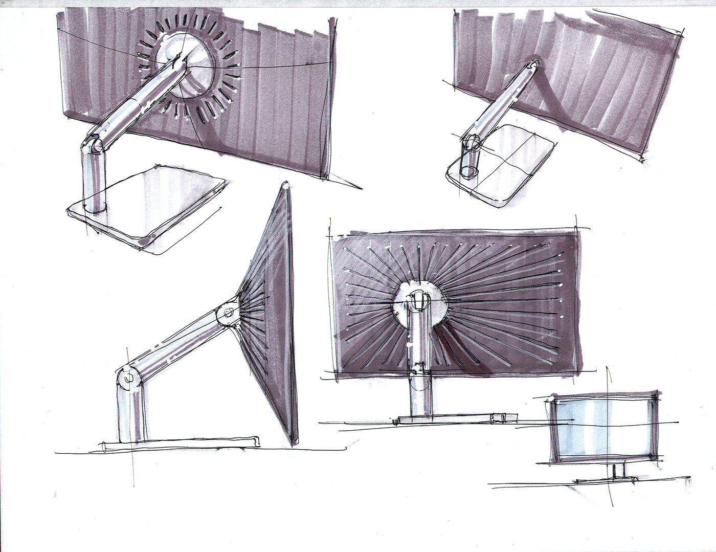 consumer electronic sketch development by Ronald Lytel at Coroflot.com