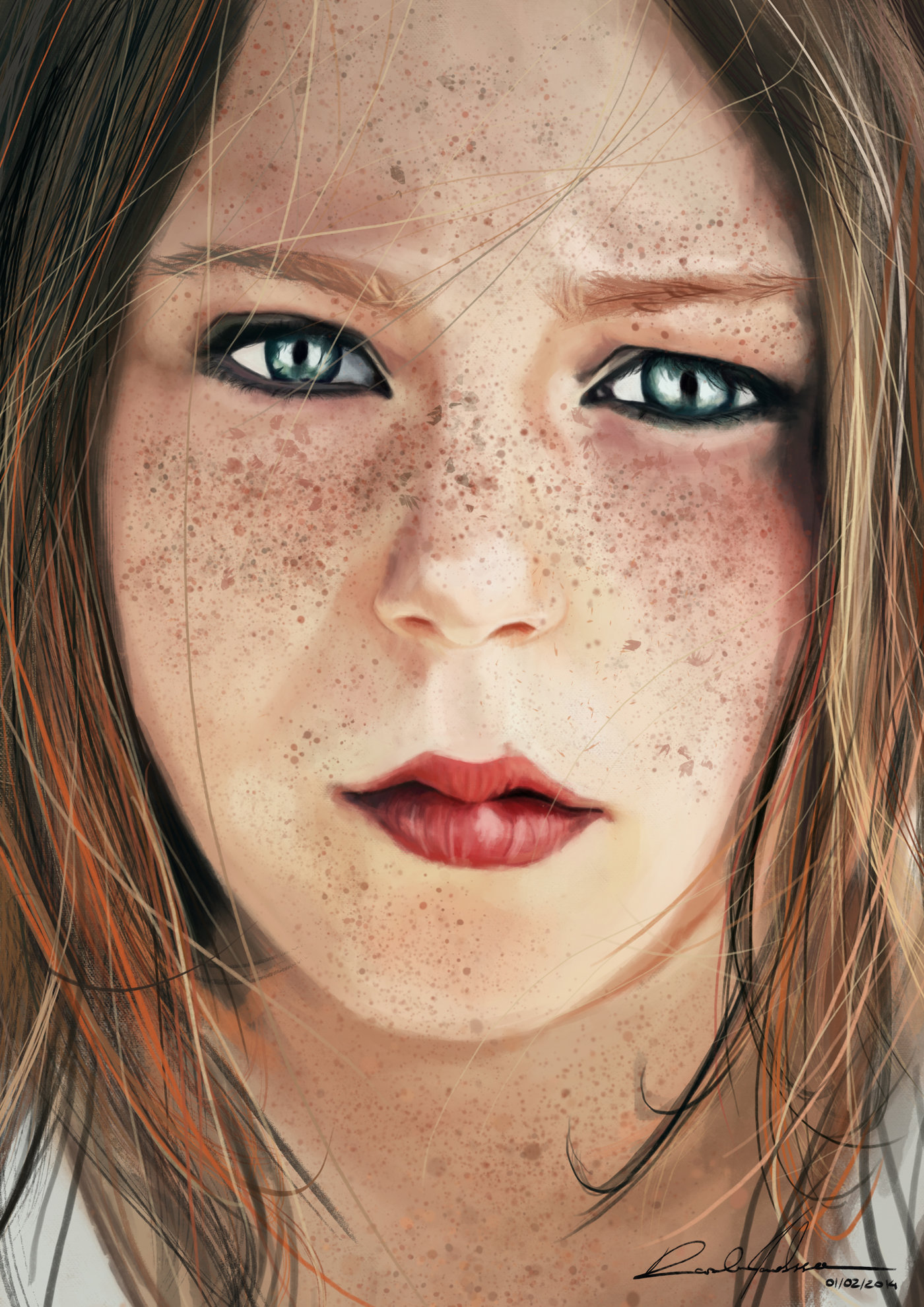 Photo Studies of the Human Face by Karolina Jacobsson at Coroflot.com