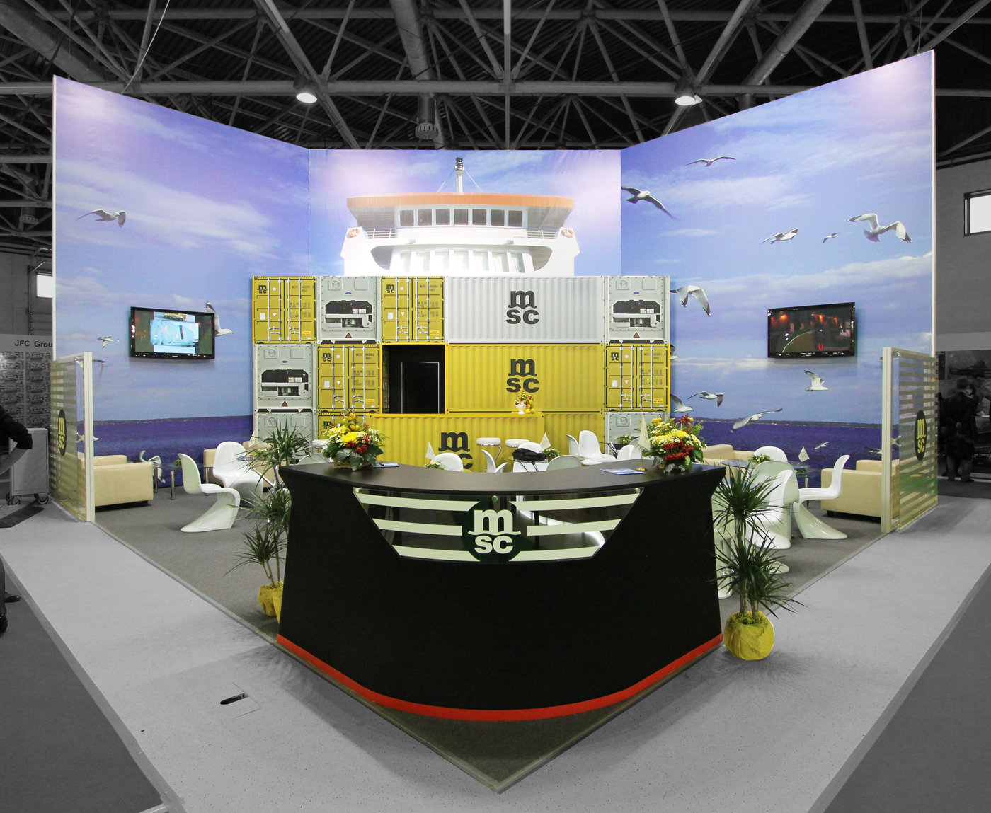 Exhibition stand MSC by Nick Sochilin at Coroflot.com