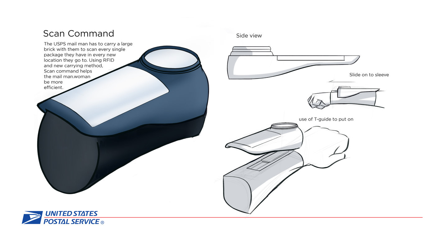 USPS Scanner by Atticus Tsai-McCarthy at Coroflot.com