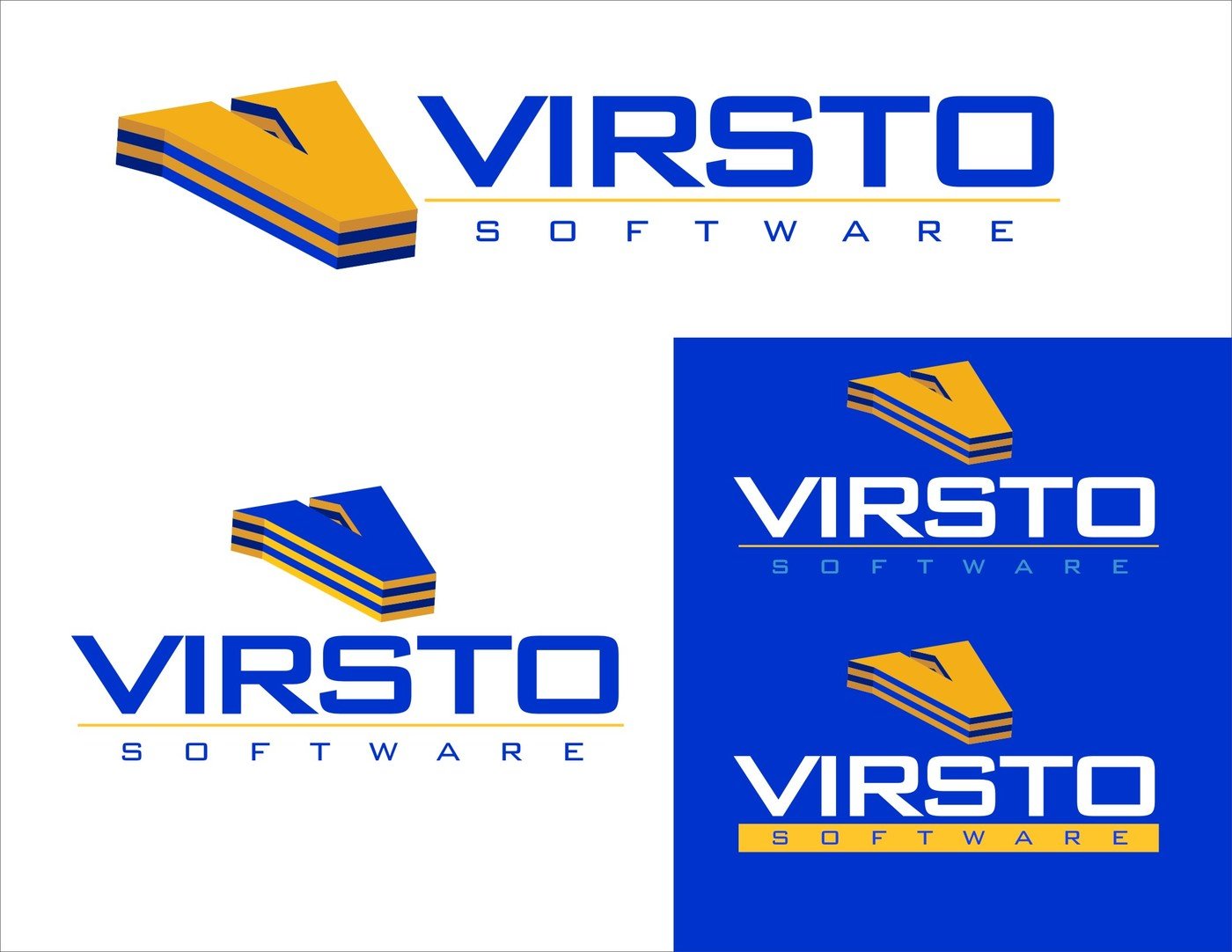 Virsto Software Logo by Gary Godby at Coroflot.com