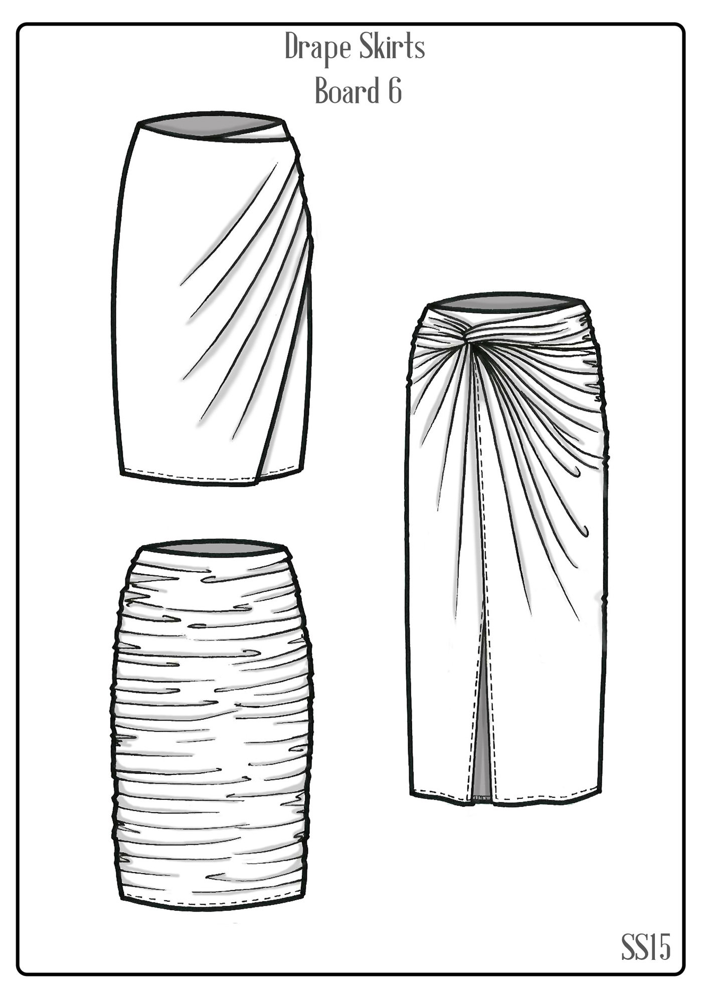 SS15 Drape Skirt Project by Kelli O'Neill at Coroflot.com