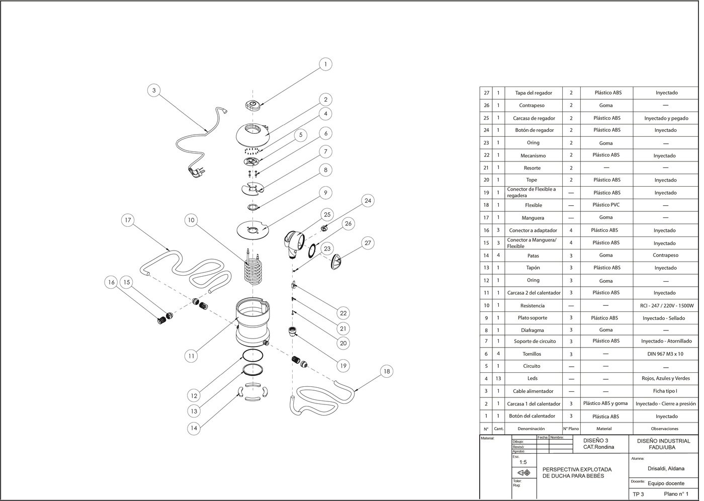 Planos y explotadas by Aldana Esmeralda Drisaldi at Coroflot.com