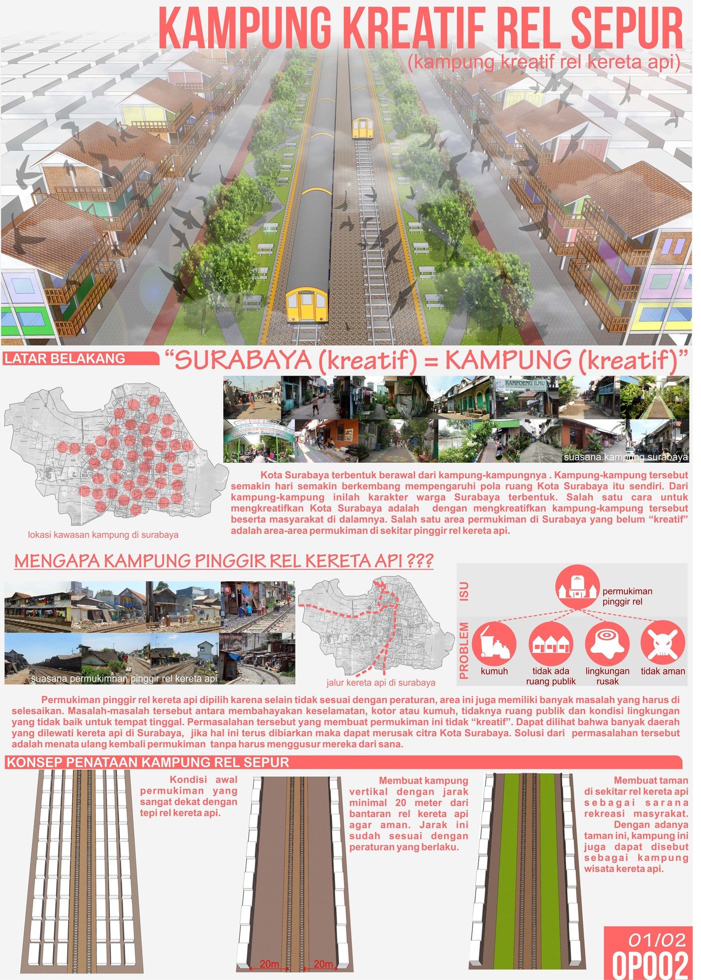 kampung kreatif rel sepur by firdi fathoni at Coroflot.com