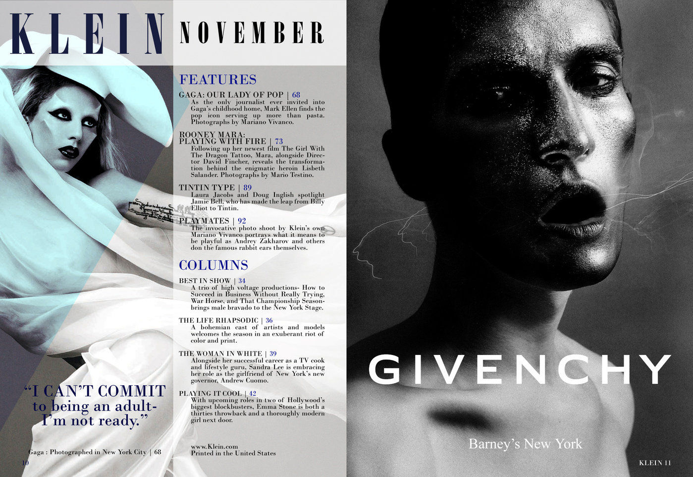 Faux Klein Magazine Project by Nathan Quintana at Coroflot.com