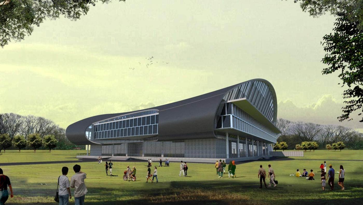 GOR ITERA (ITERA SPORT BUILDING) Lampung, Indonesia by hizam fahmi at ...