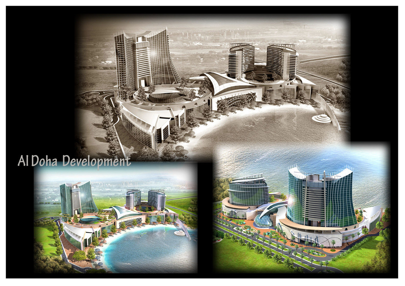 COAST-LAND Development, Doha, Qatar. by Ahmed Elbahrawy at Coroflot.com