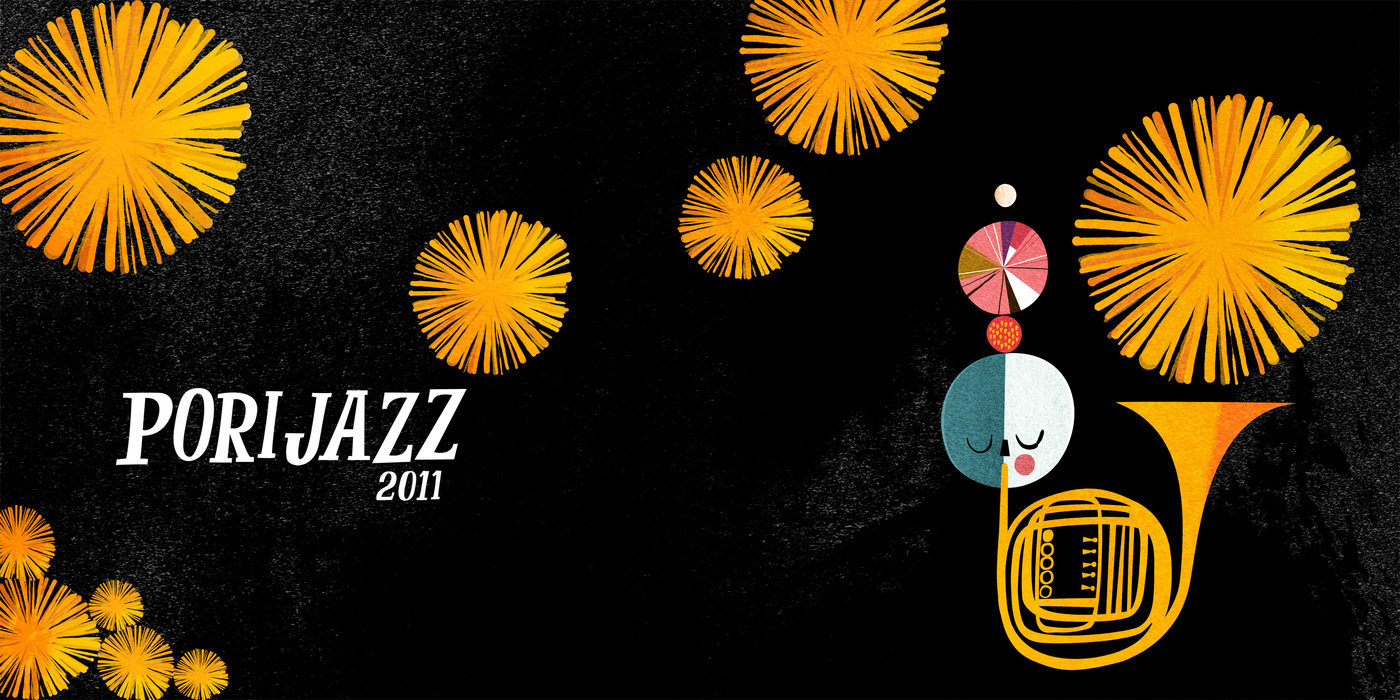 Venue design, print design and layouts for Pori Jazz by Jussi Miettinen ...