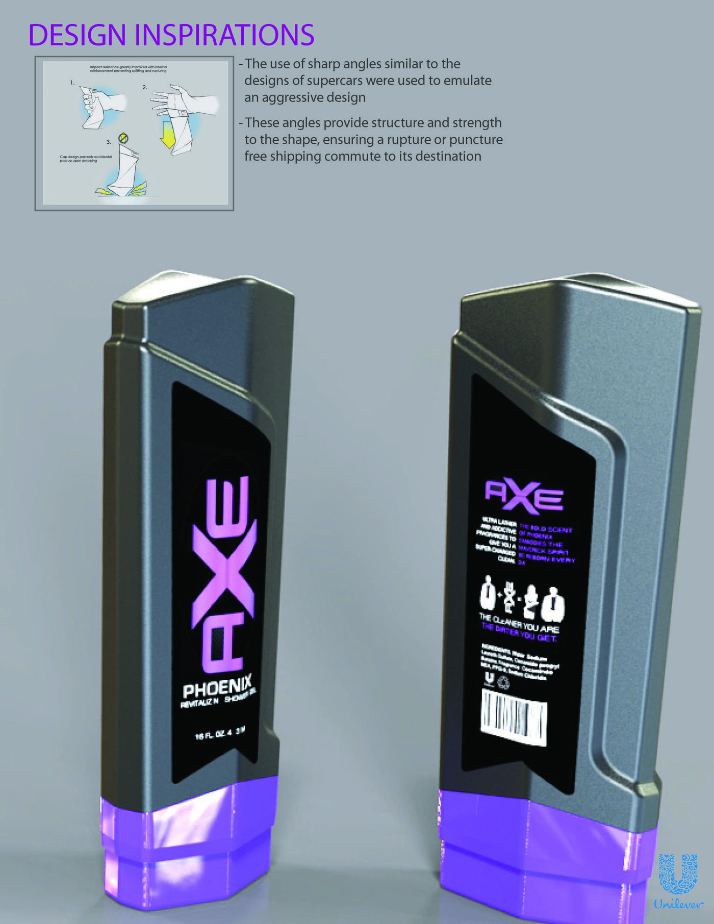 Unilever packaging by Geoffrey Perman at Coroflot.com