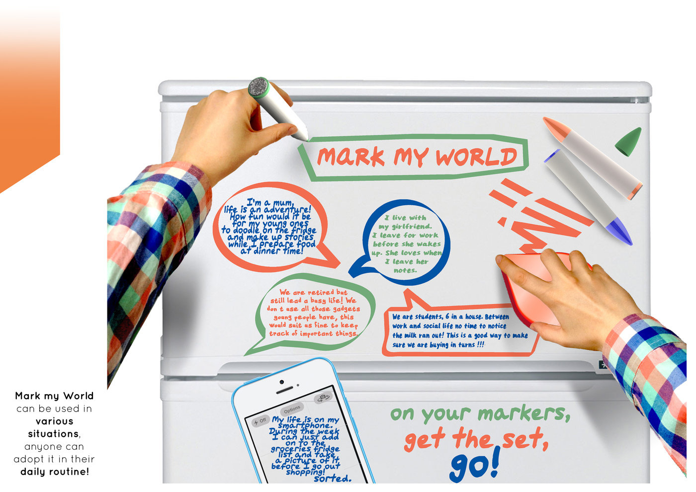 TESCO STATIONERY “MARK MY WORLD” by Louma Levin at Coroflot.com