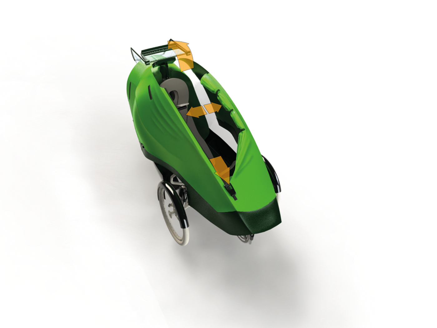 nomad - recumbent-bike fairing by Sven Gille at Coroflot.com