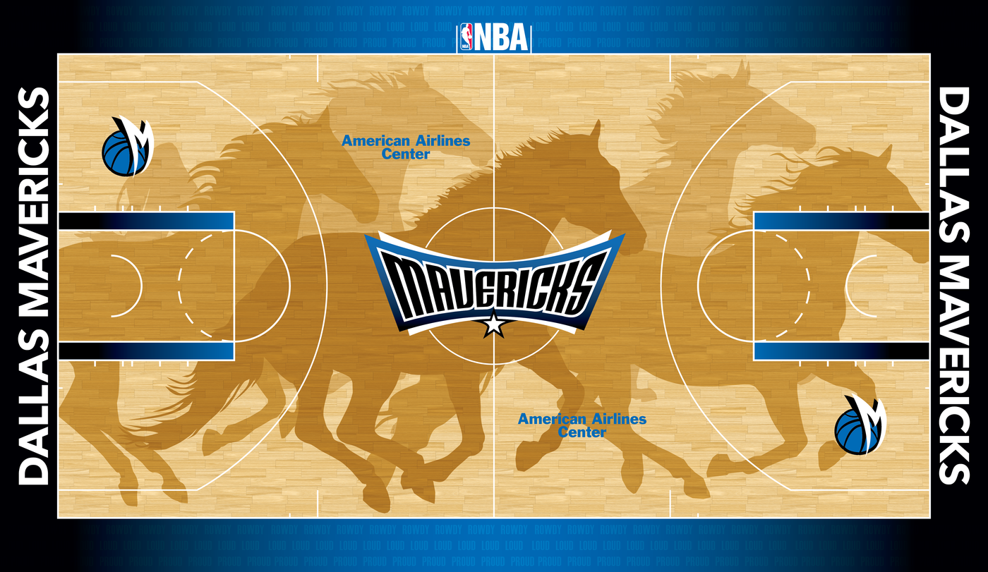 "Mavs New Court" Designs by Bryan Nester at Coroflot.com