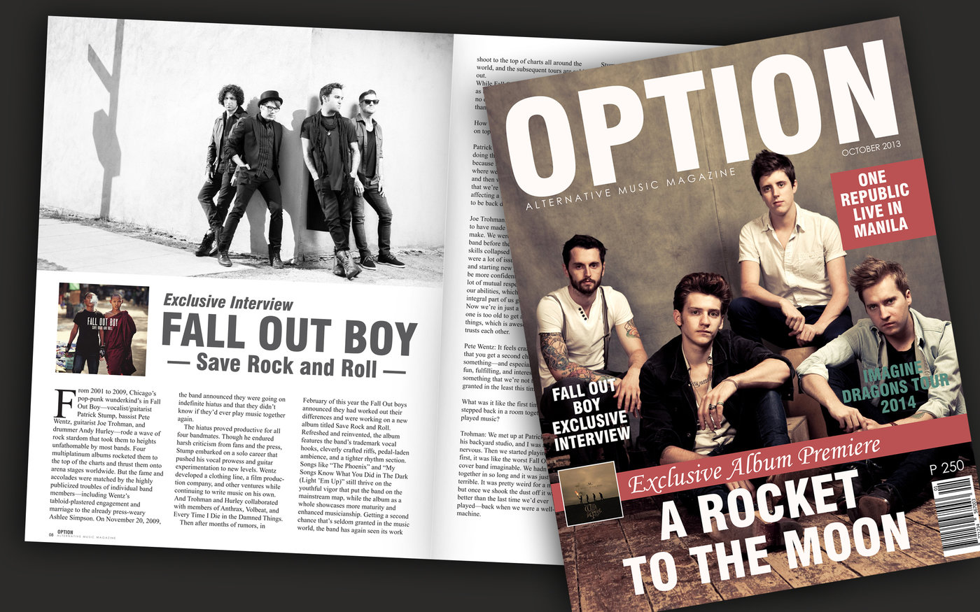 Music Magazine Design & Layout by Jim Cataluña at Coroflot.com