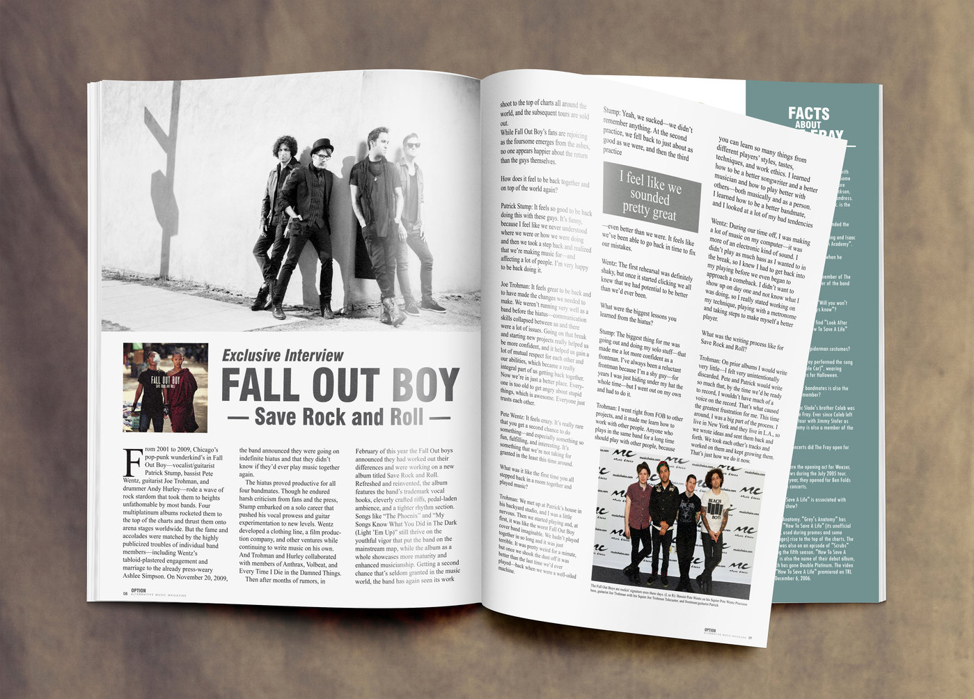 Music Magazine Design & Layout by Jim Cataluña at Coroflot.com