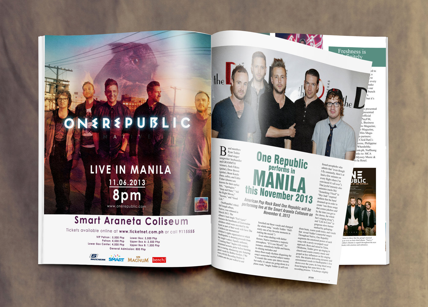 Music Magazine Design & Layout by Jim Cataluña at Coroflot.com