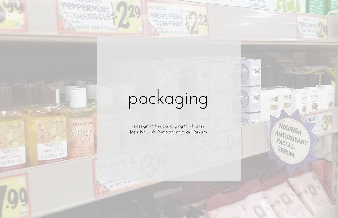 Trader Joe's Packaging Redesign by Jax DiBenedetto at Coroflot.com