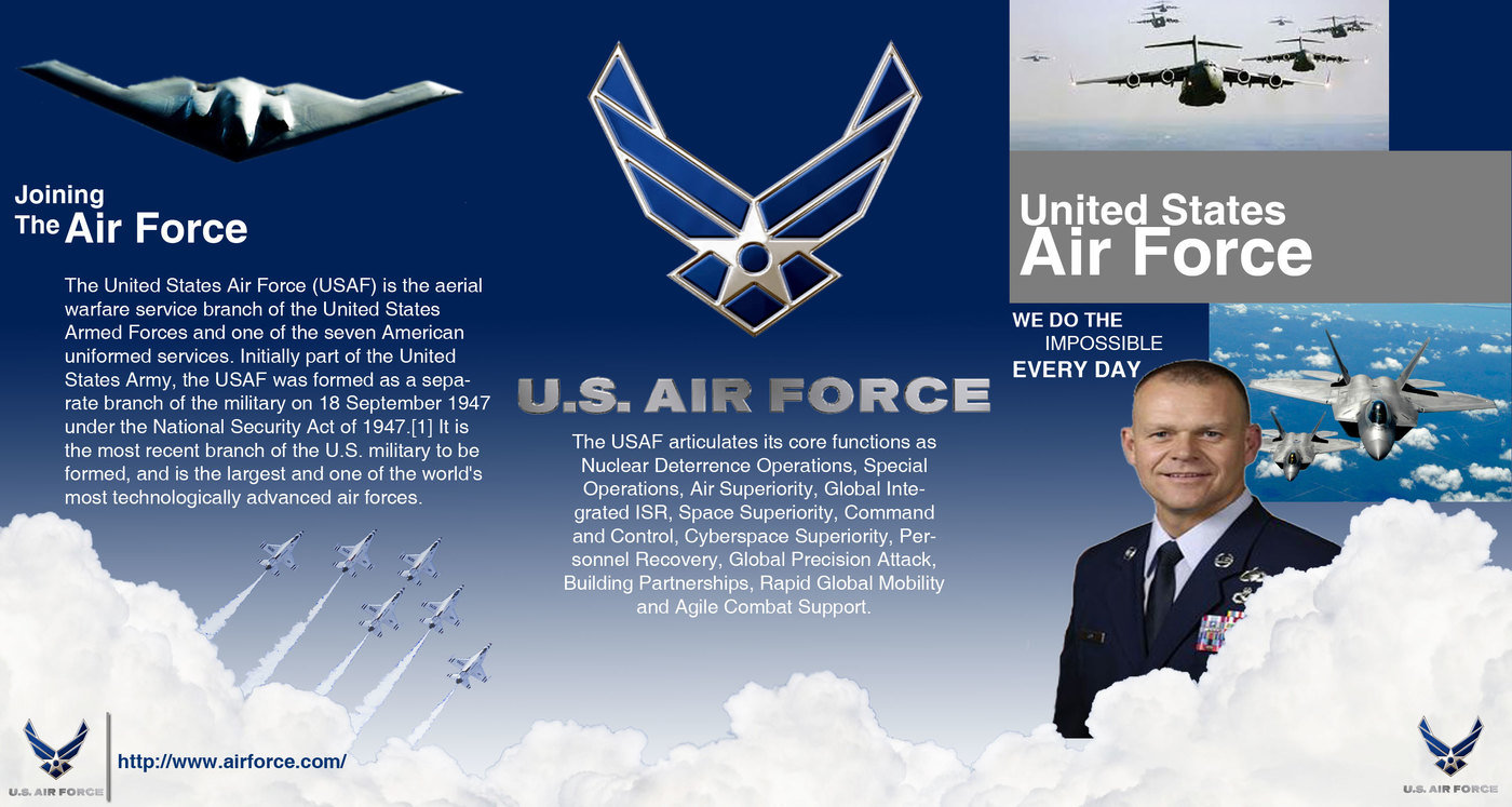 USAF Promotional Brochure: Cover Pages by Dustin Soto at Coroflot.com