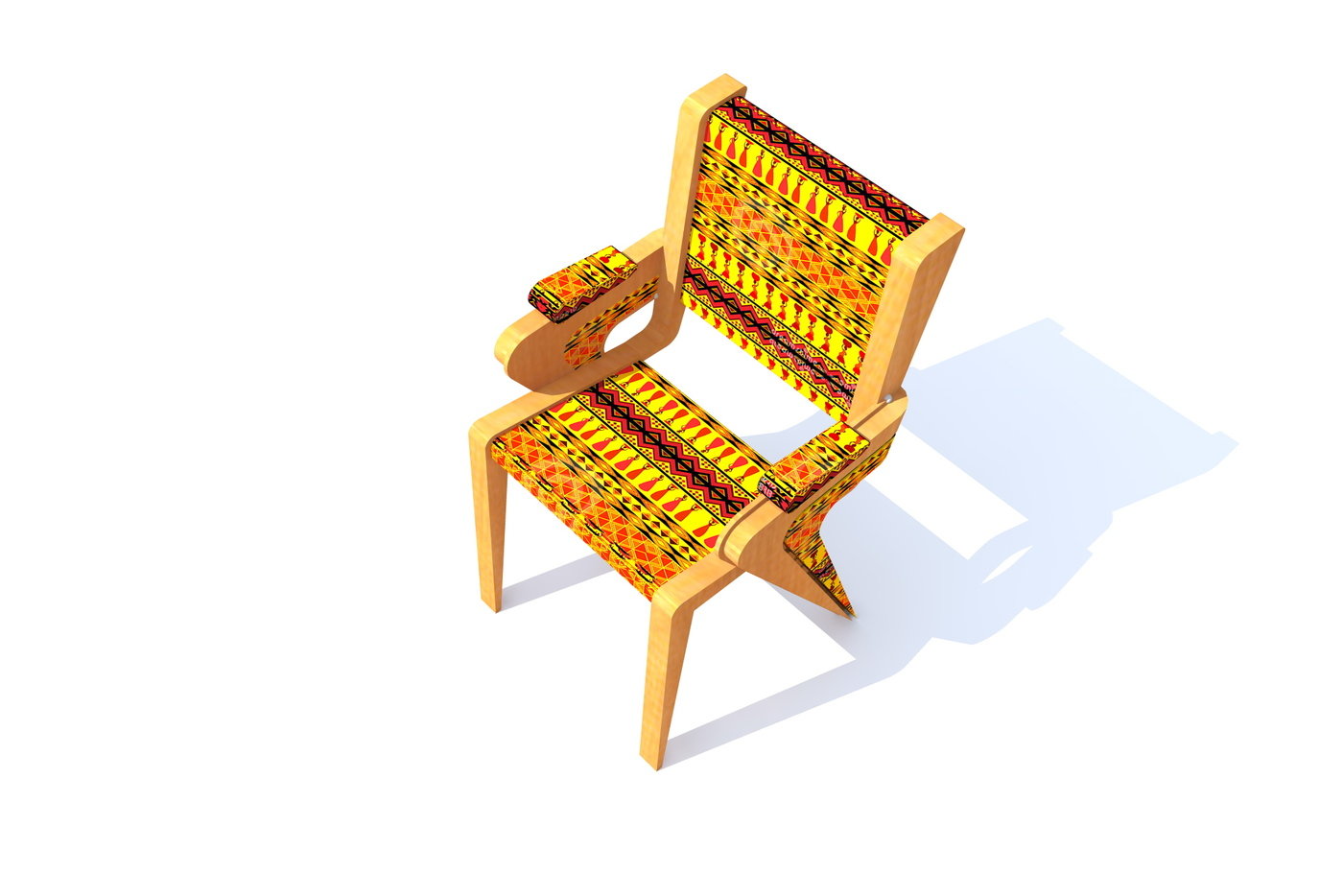 LC CHAIR...WOOD DESIGN by kwessi Albert at Coroflot.com