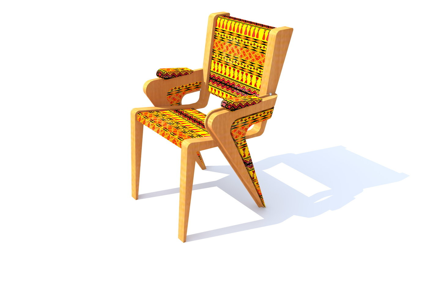 LC CHAIR...WOOD DESIGN by kwessi Albert at Coroflot.com