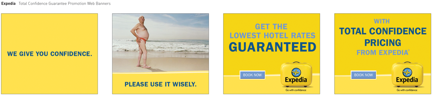 Expedia "Web Banners" by Jason Wood at Coroflot.com