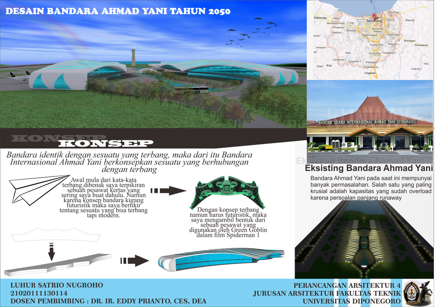 Desain Bandara Ahmad Yani Tahun 2050 by Luhur Satrio Nugroho at ...