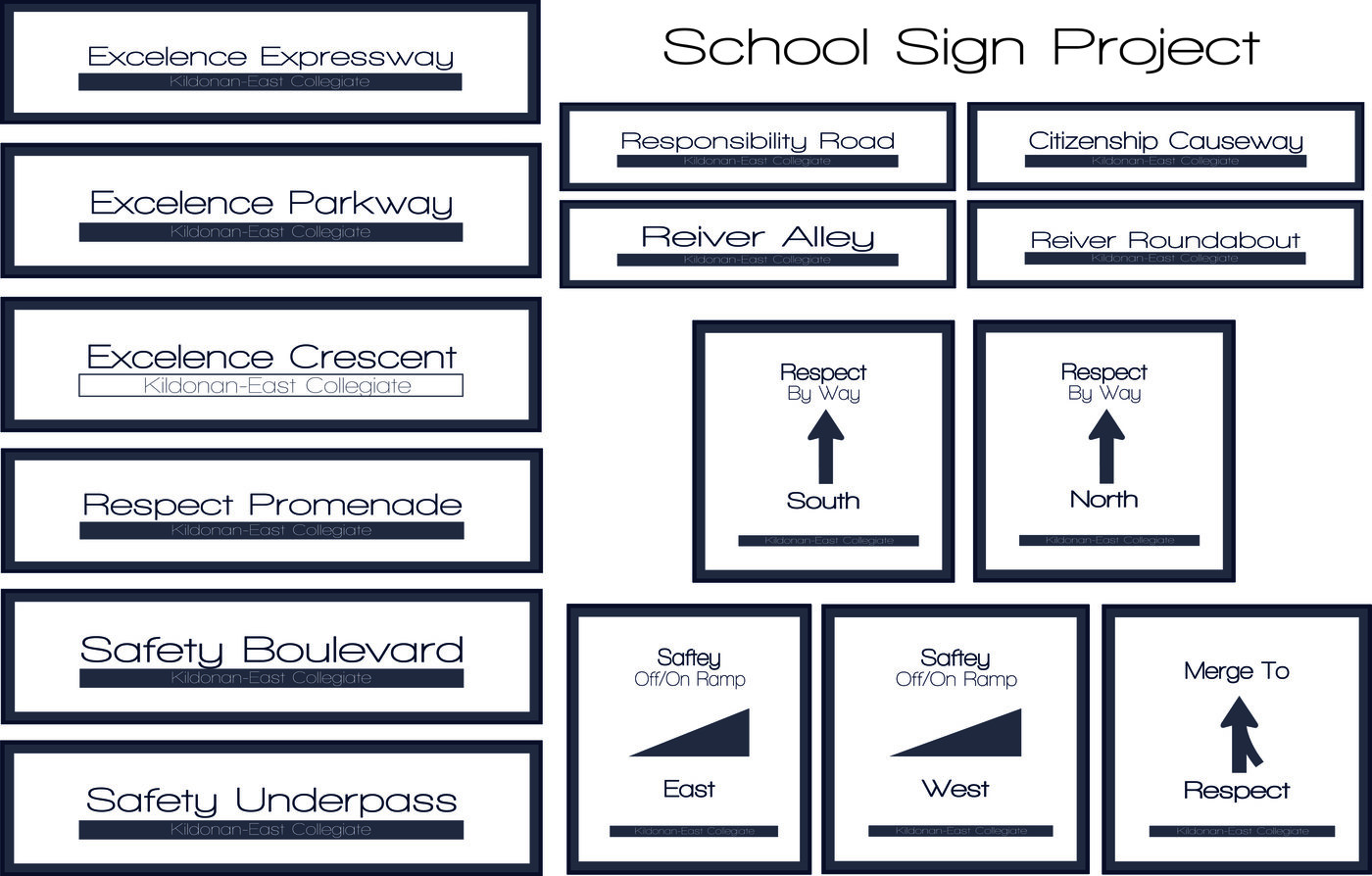 School Signs by John Buzza at Coroflot.com