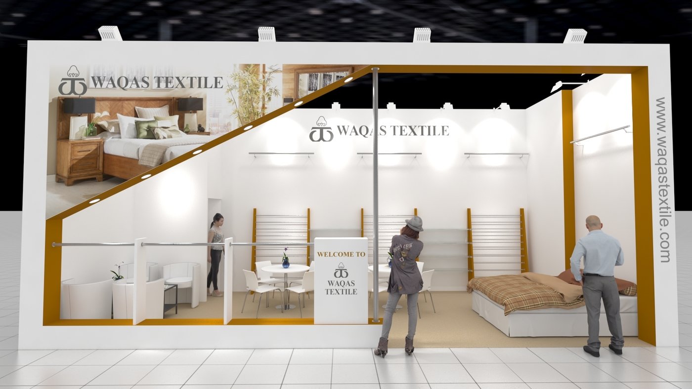 Exhibition stand - Waqas Textile by Michal Kana at Coroflot.com