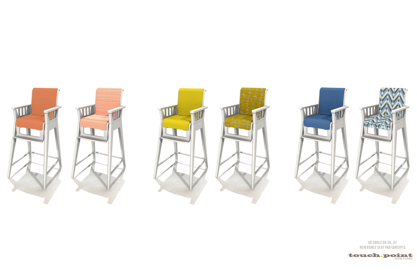 Modern High Chairs by Rachel Dacks at Coroflot.com