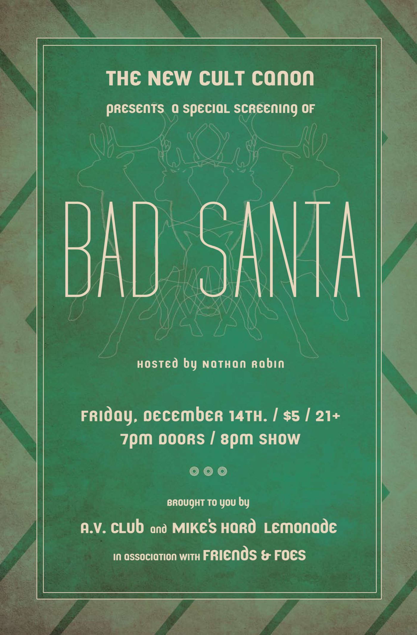 Bad Santa Poster by Jenni Wheeler at Coroflot.com