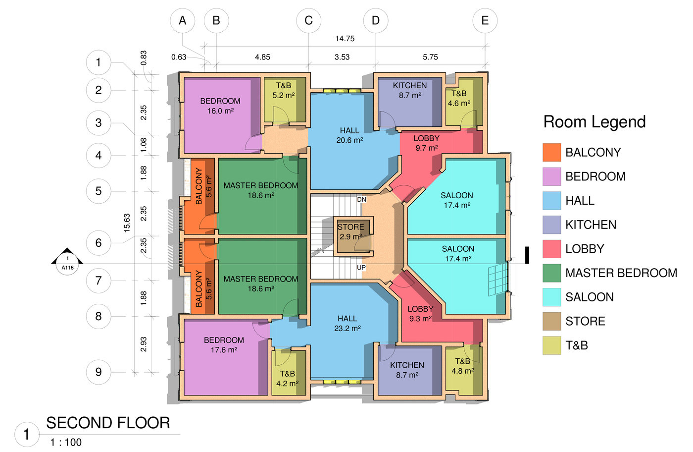 Apartment Building in Revit by Yaseen Rajpurkar at Coroflot.com