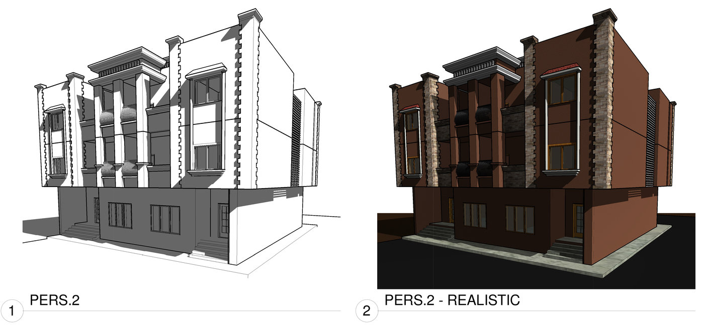 Apartment Building in Revit by Yaseen Rajpurkar at Coroflot.com