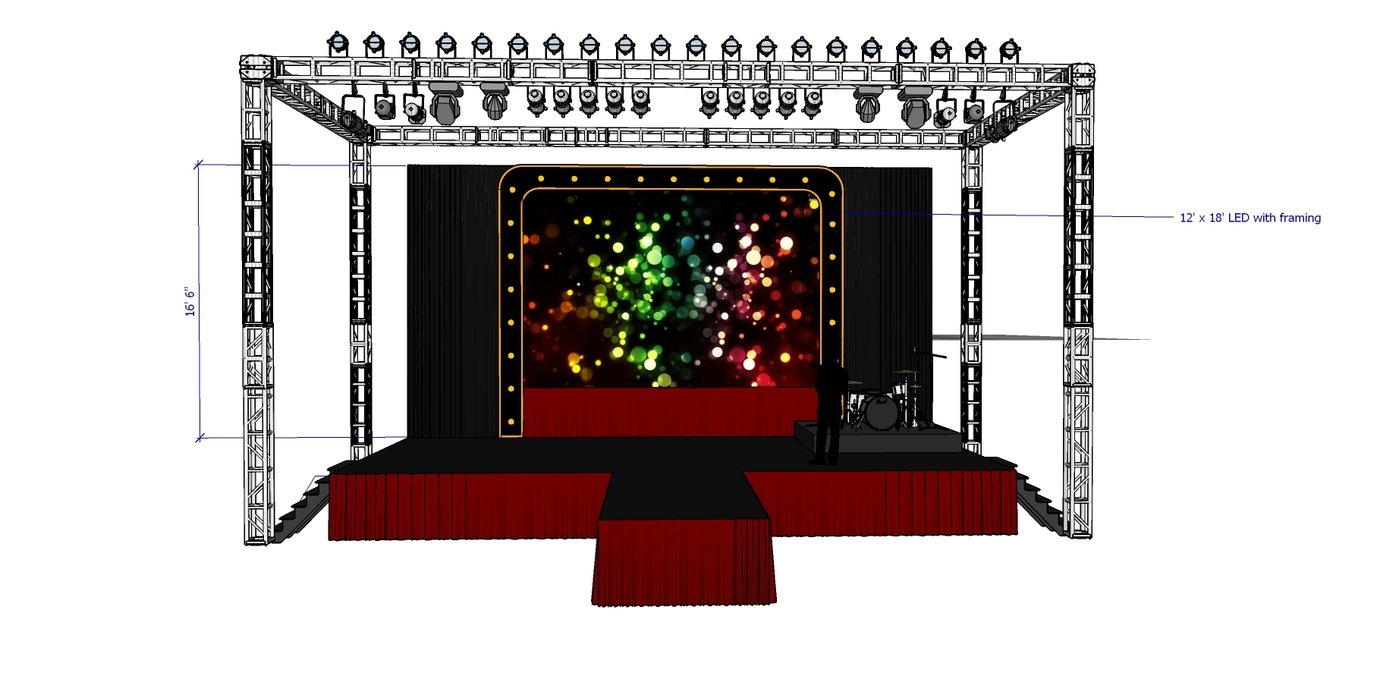 Stage Design Concepts (CAD) by Floramie Lynn Cata at Coroflot.com