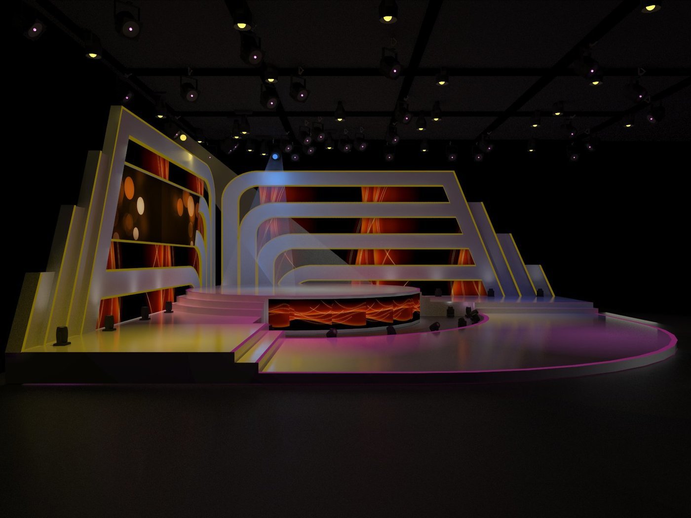 Stage Design by Floramie Lynn Cata at Coroflot.com