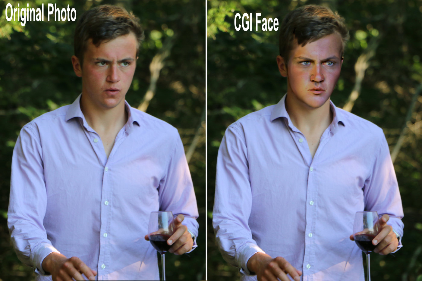 CGI faces from real photos by Christian Green at Coroflot.com