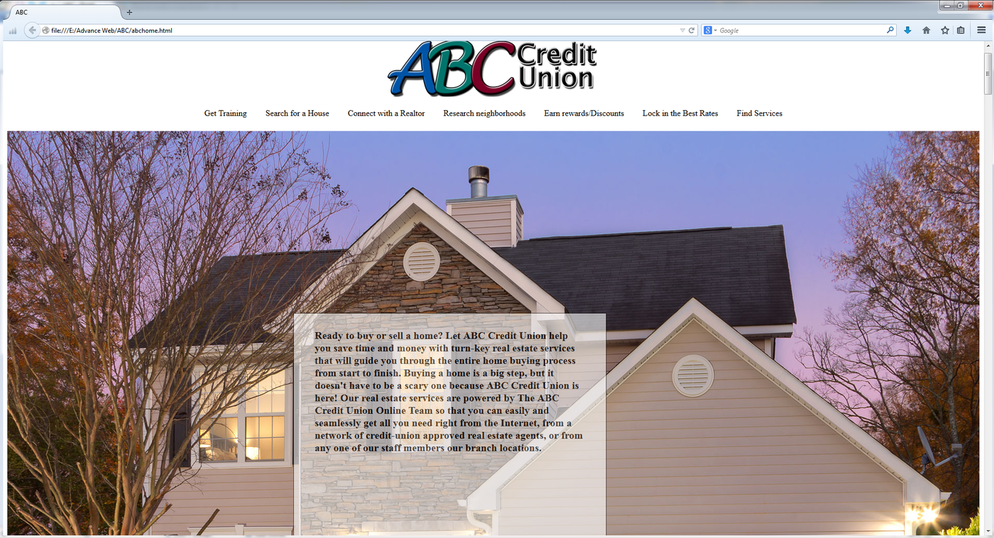 ABC Credit Union by Ivan Gallardo at Coroflot.com