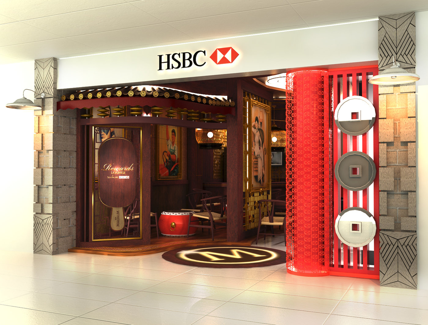 WALLS MAGNUM - HSBC BOOTH by rico ari wijaya at Coroflot.com