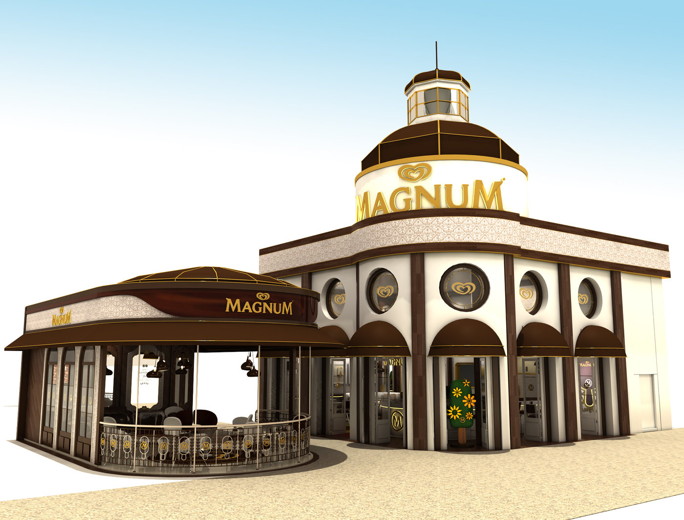 WALLS MAGNUM STORE by rico ari wijaya at Coroflot.com