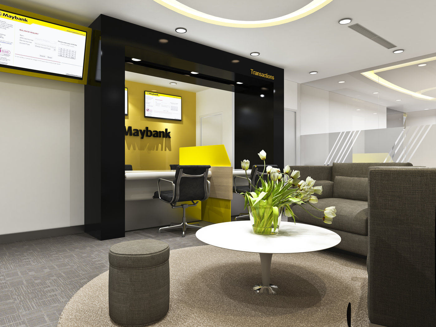 MAY BANK - OFFICE - PRIME CONSTRUCTION by THANH TAN NGO at Coroflot.com