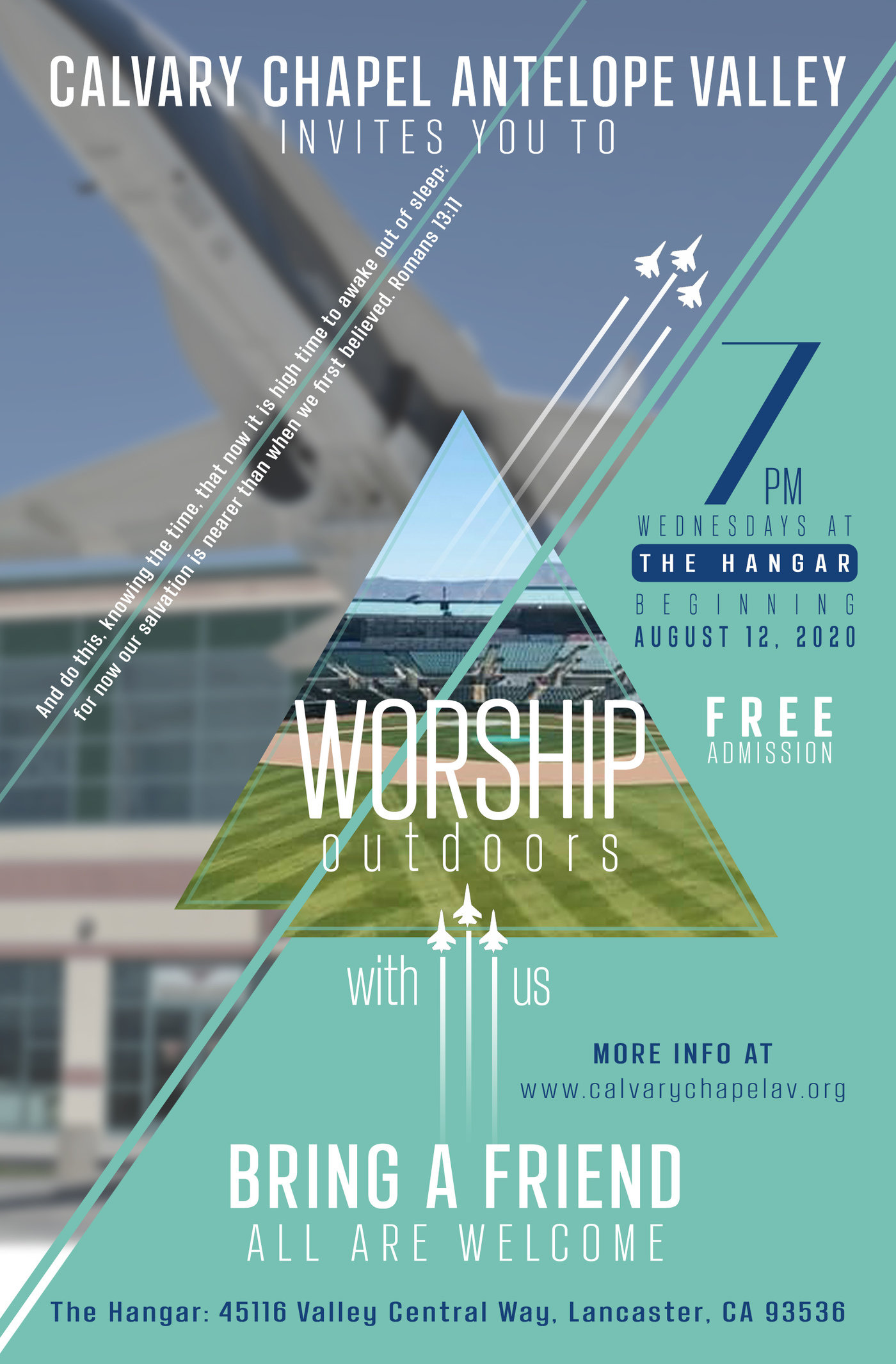 Church Outdoors Flyer by Blythe Norton at Coroflot.com