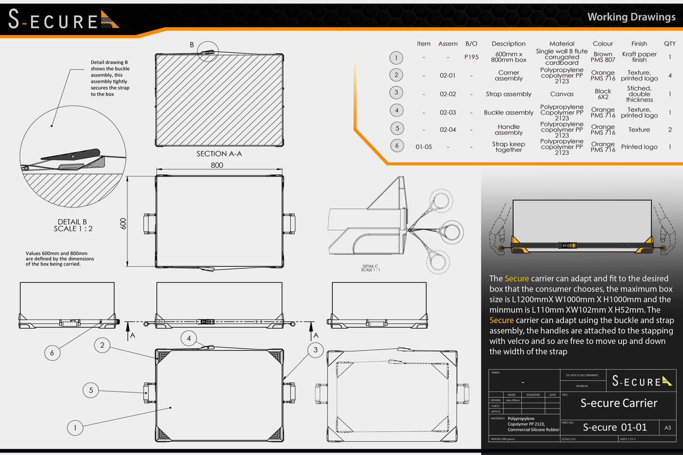 Secure - Parcel Carrier by Jake Wilson at Coroflot.com