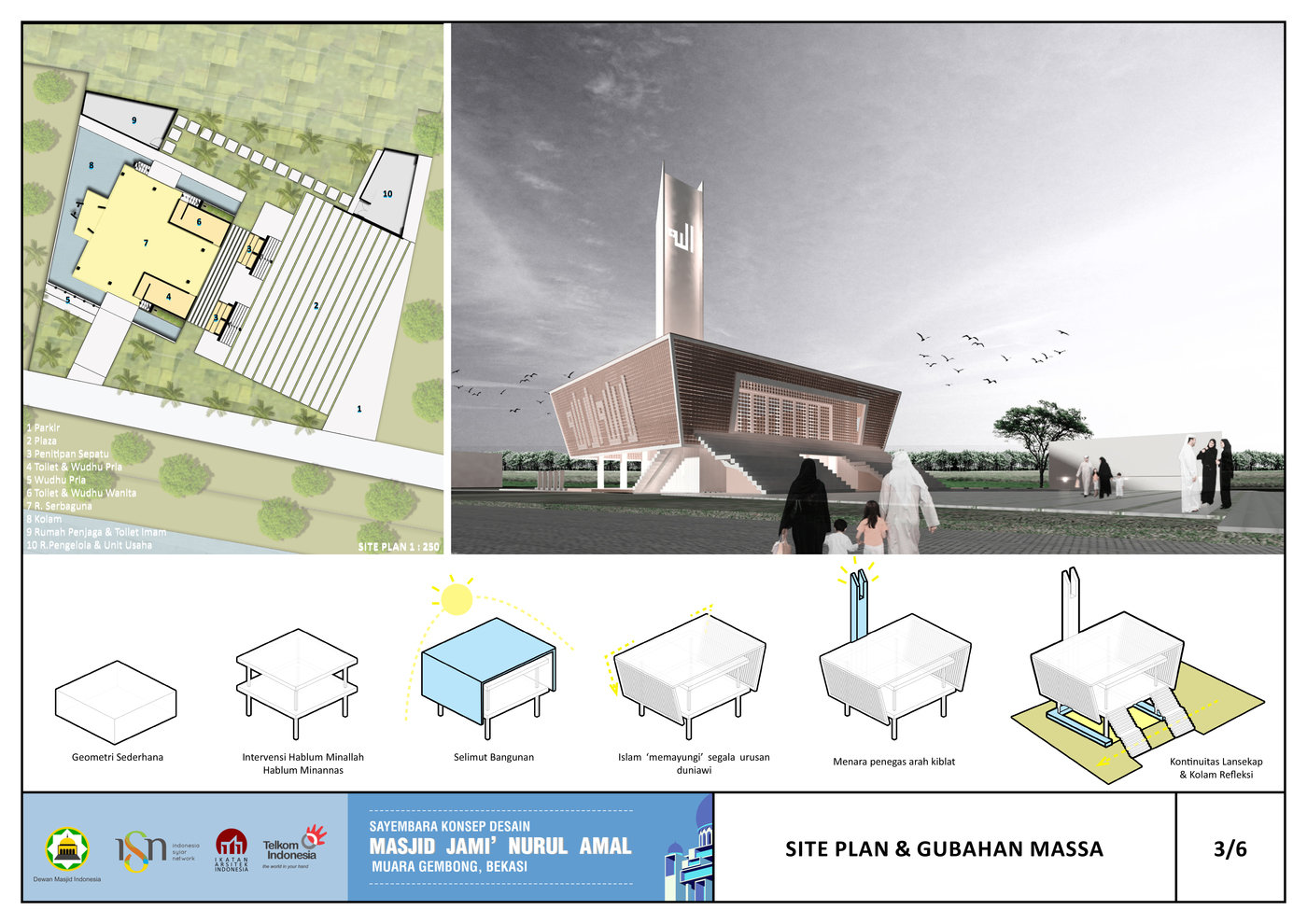 Sayembara IAI Masjid Jami' Nurul Amal by Kafi Pangestu at Coroflot.com
