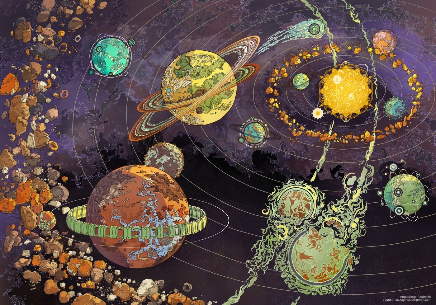 Maps by Augustinas Raginskis at Coroflot.com