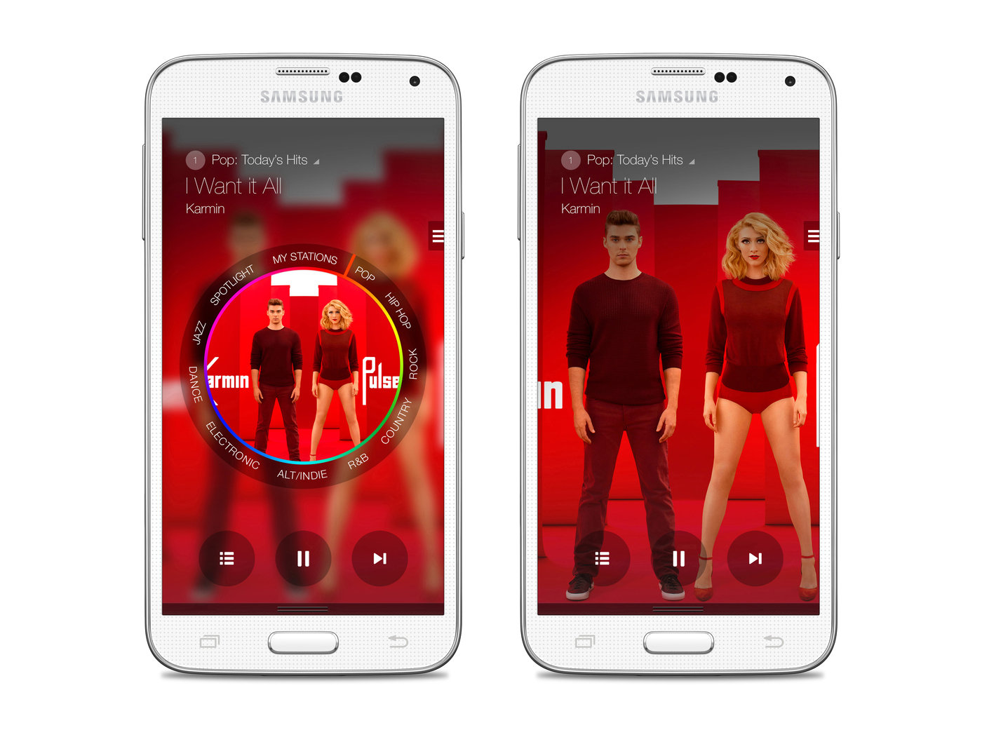 Samsung Milk Music Mobile App Dial States & Cover Art by Willy Lai at ...