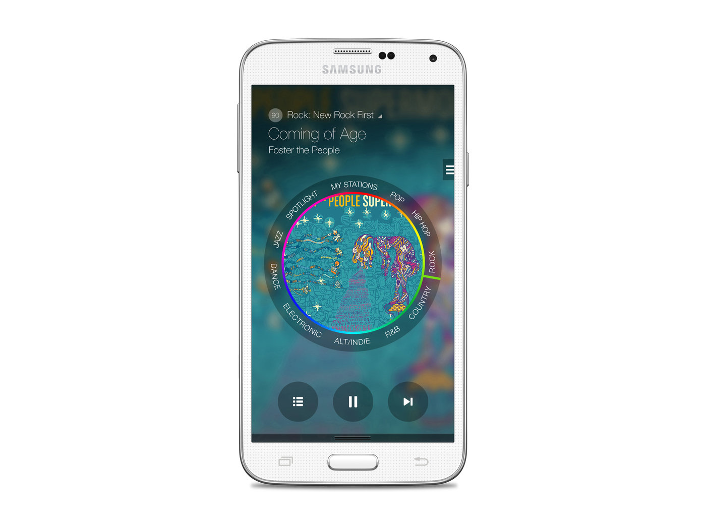 Samsung Milk Music Mobile App Features by Willy Lai at Coroflot.com