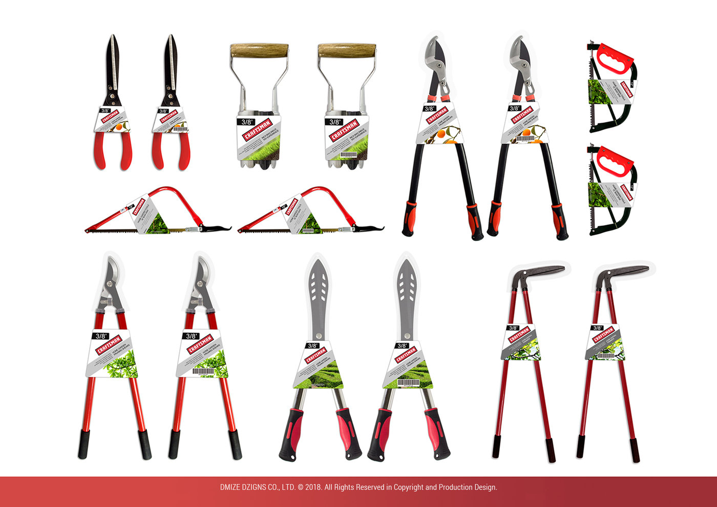 CRAFTSMAN - Gardening Tool Packaging by Devin Mize - 戴文 迈兹 at Coroflot.com