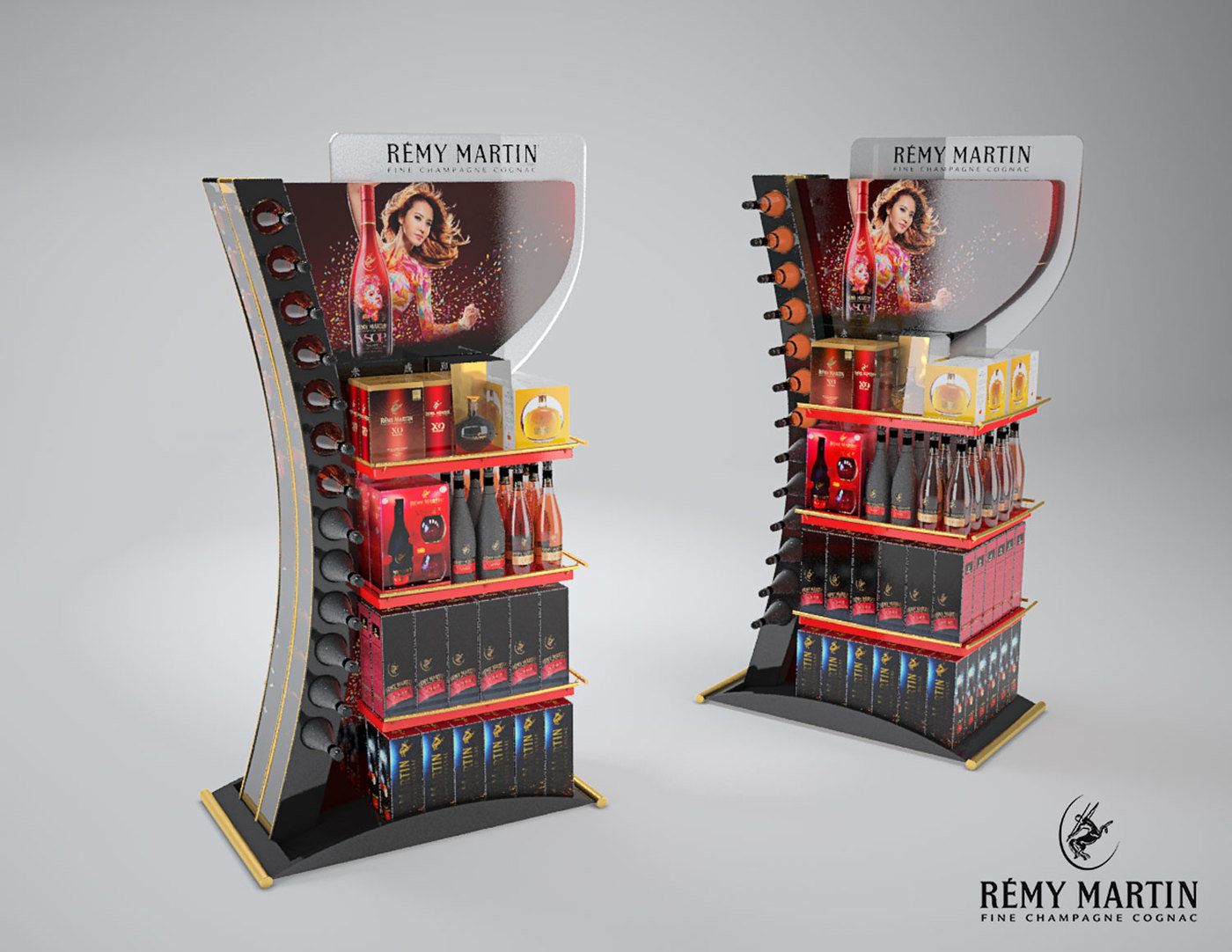 Remy Martin Display by Marco Velasco at Coroflot.com
