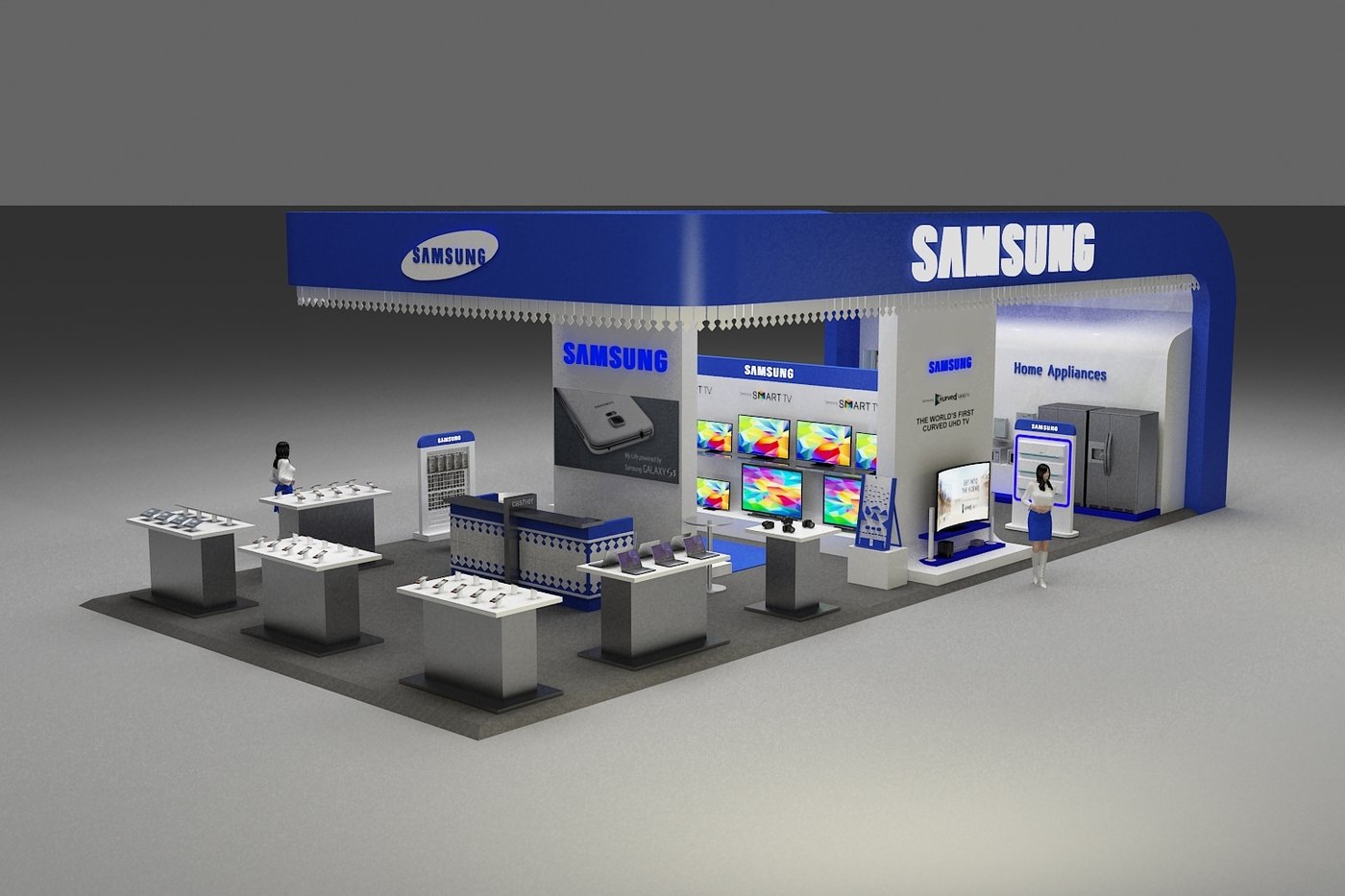 SAMSUNG Booth - PRJ 2014 by Danang Soeryanto Mario at Coroflot.com