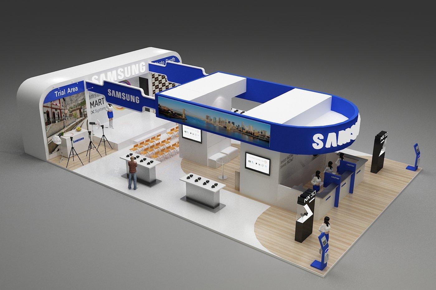SAMSUNG Exhibition Booth at FOCUS 2014 by Danang Soeryanto Mario at ...