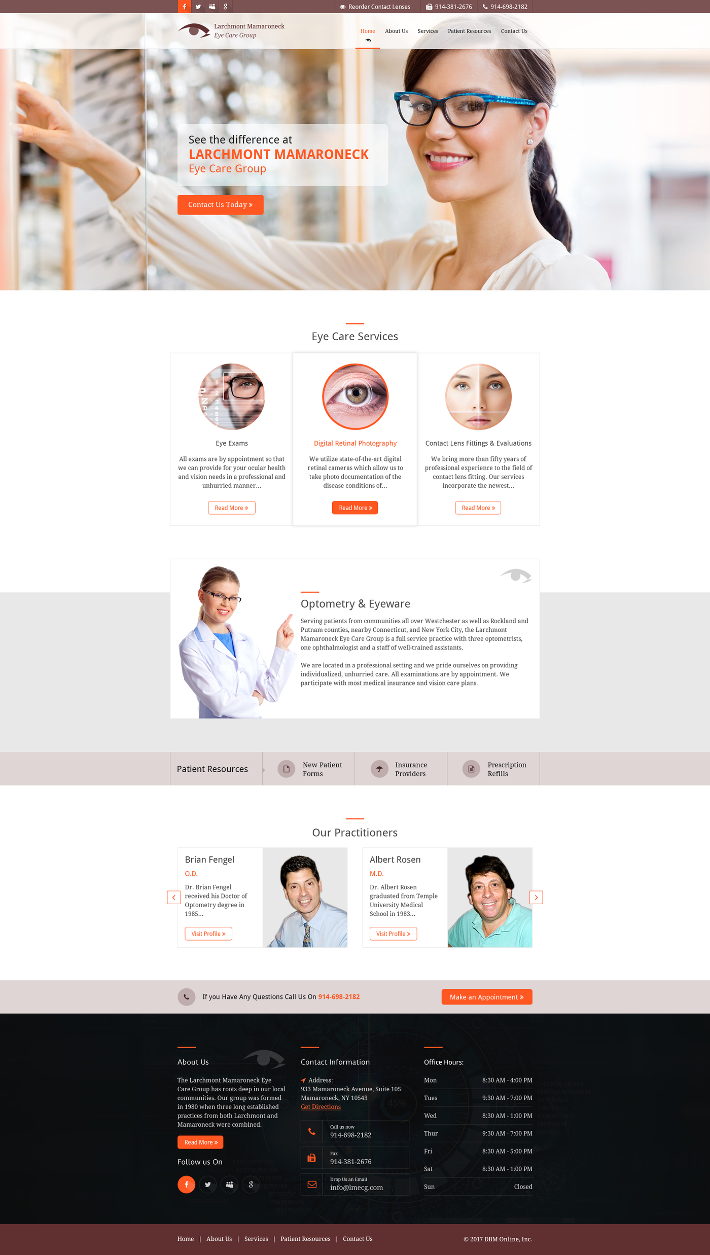 Larchmont Eye Care by abid ali at Coroflot.com